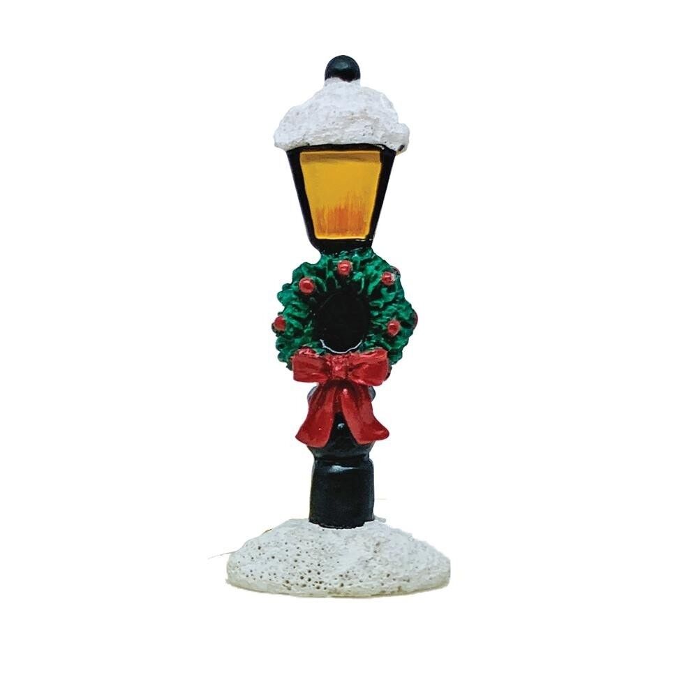 Buy wholesale Snowy Lamp Post Resin Cake Toppers