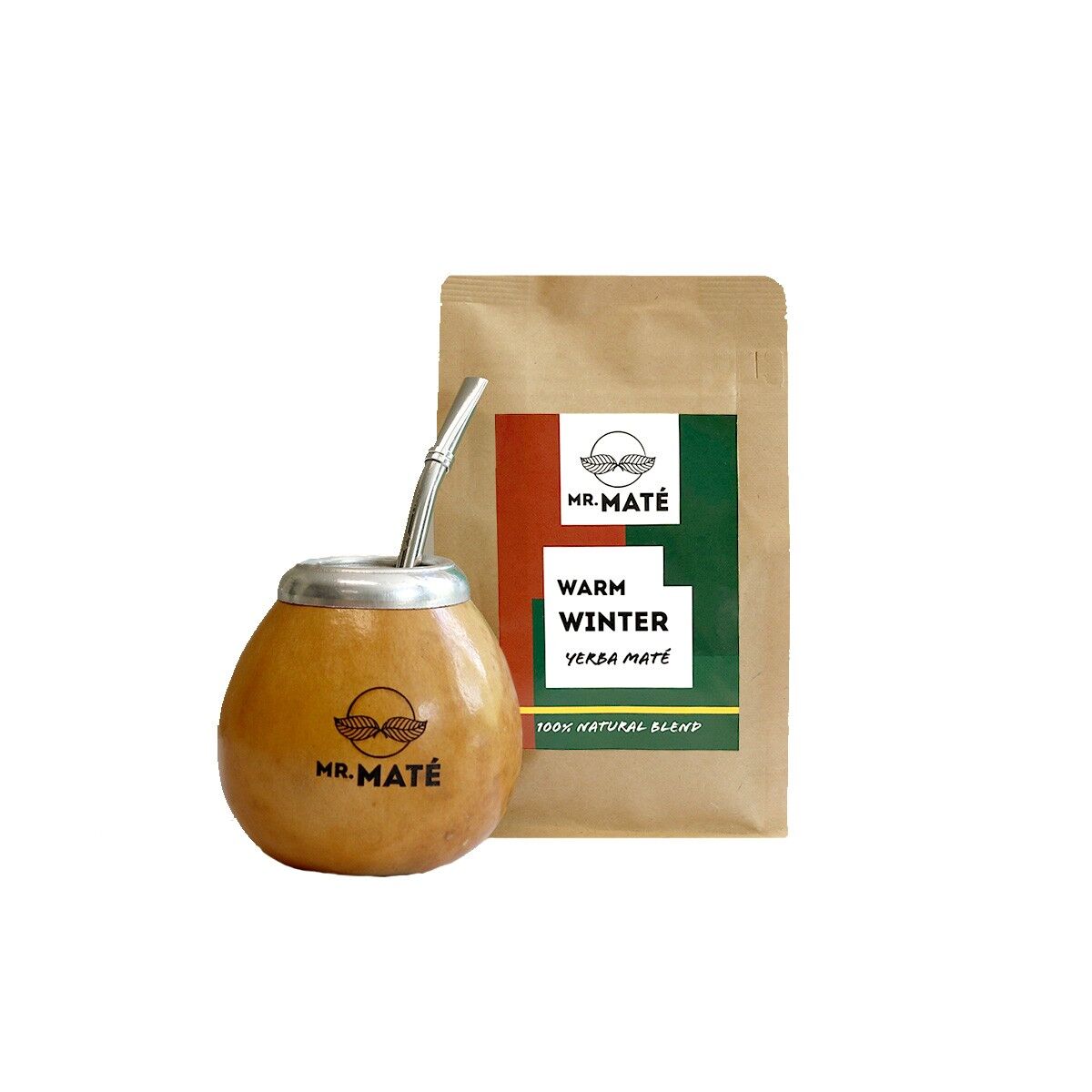 Buy wholesale Yerba mate tea set - warm winter 150g