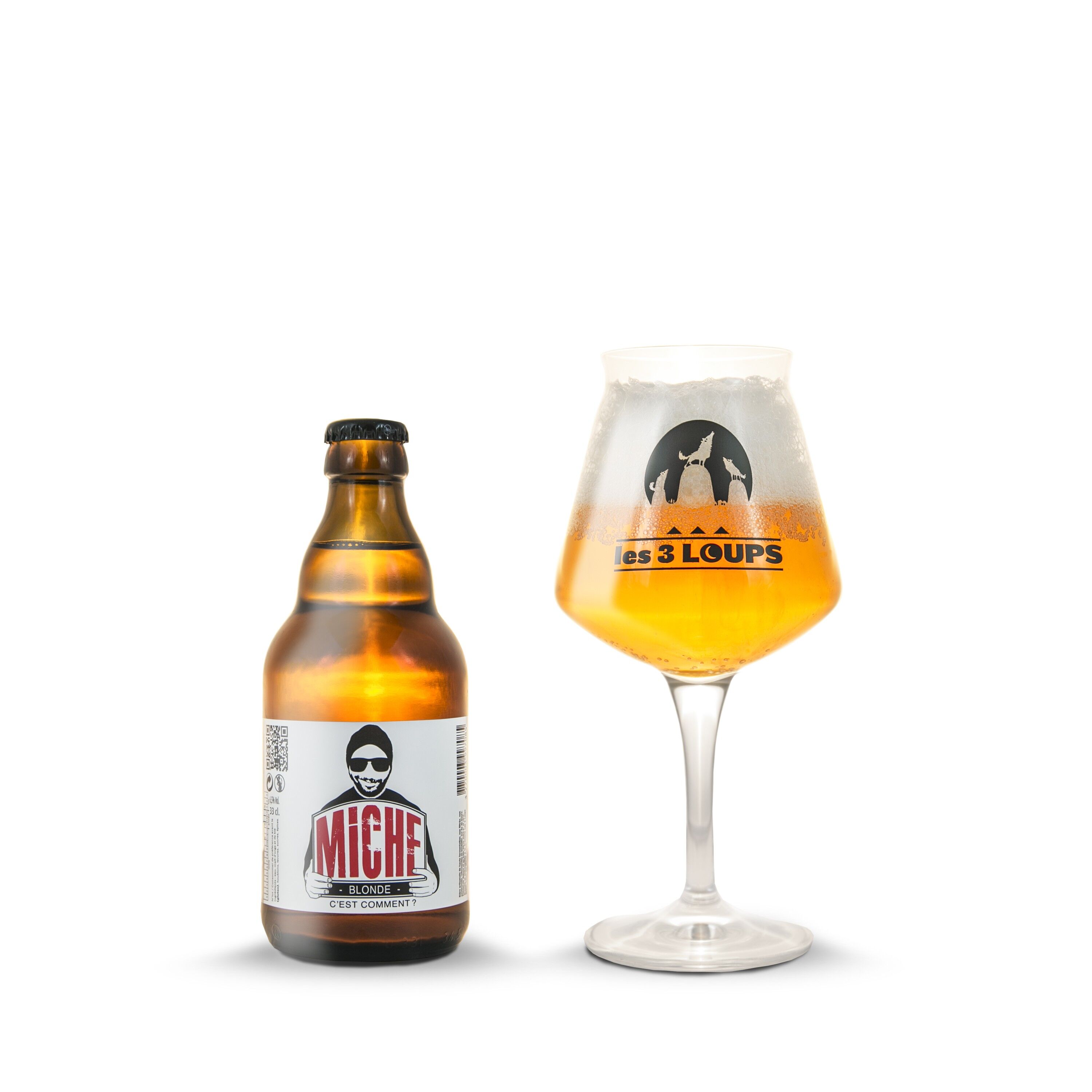 Achat LA MICHE Blonde beer "Michel C'est Comment?" 6.5 ° v. alc en gros
