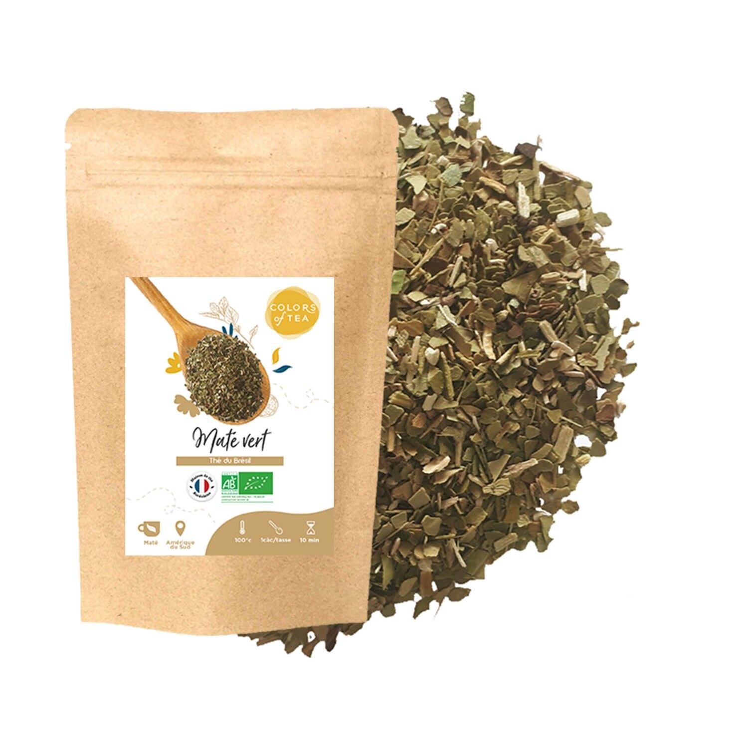 Achat Maté vert, Thé du Brésil - 1kg en gros