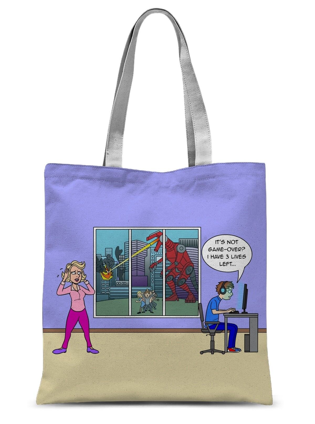 Buy wholesale Tote Bags - Game Over (UK)