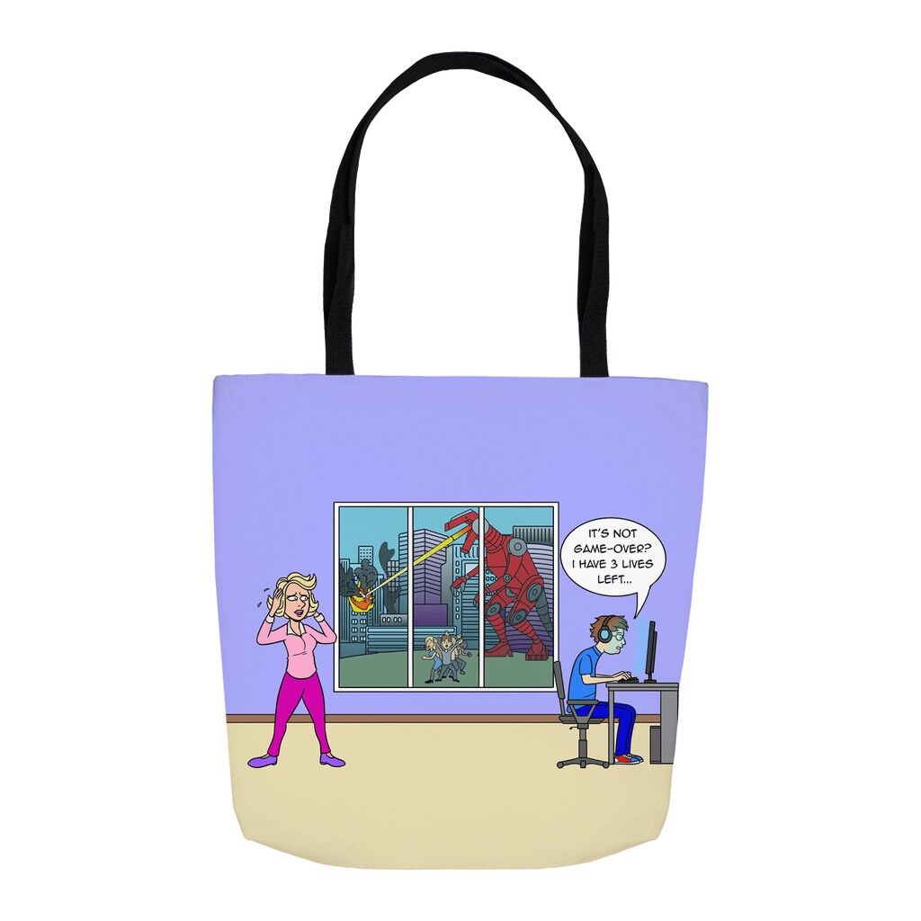 Buy wholesale Tote Bags - Game Over (USA)
