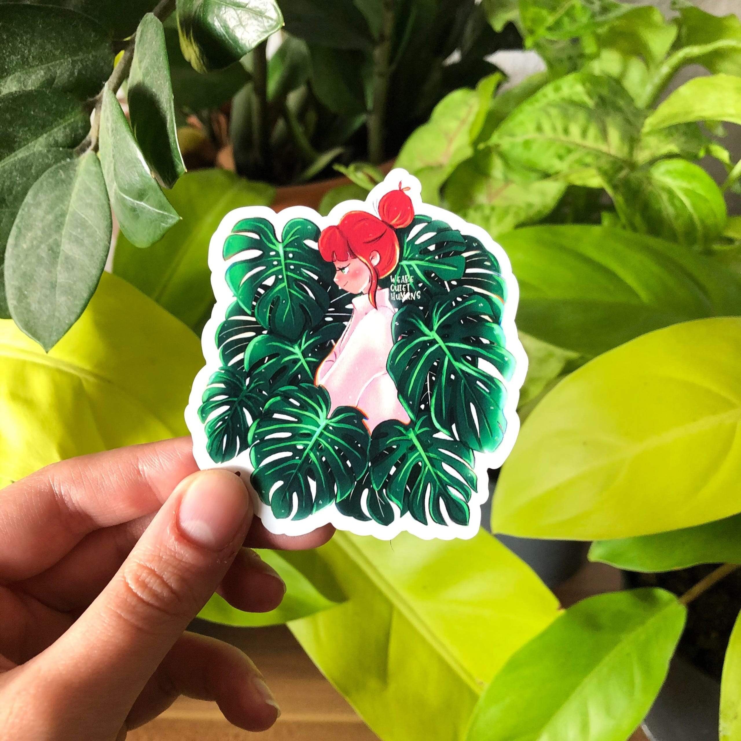 Buy wholesale Magnet - Monstera deliciosa girl