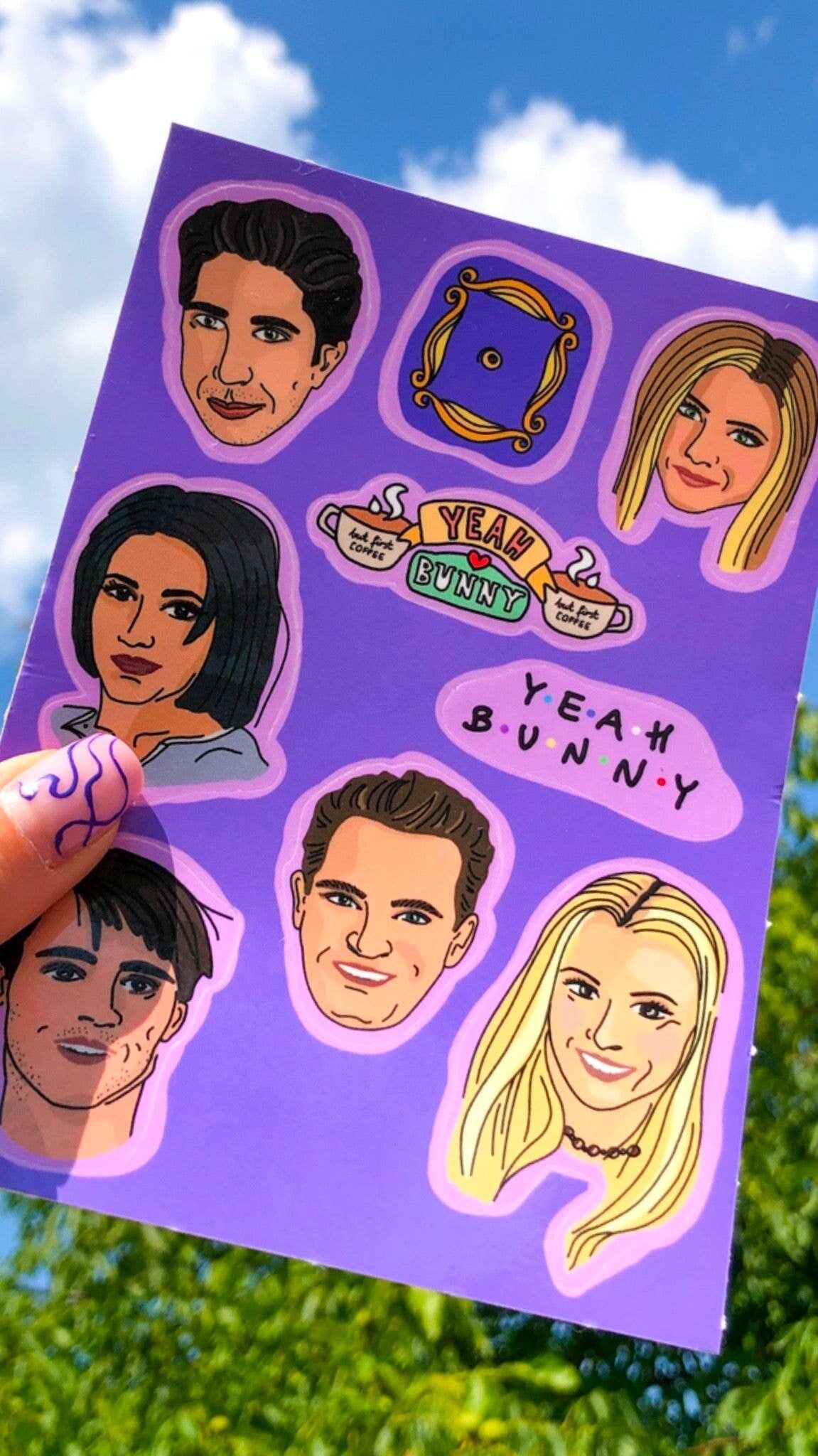 Buy wholesale Friends - Stickers Sheet