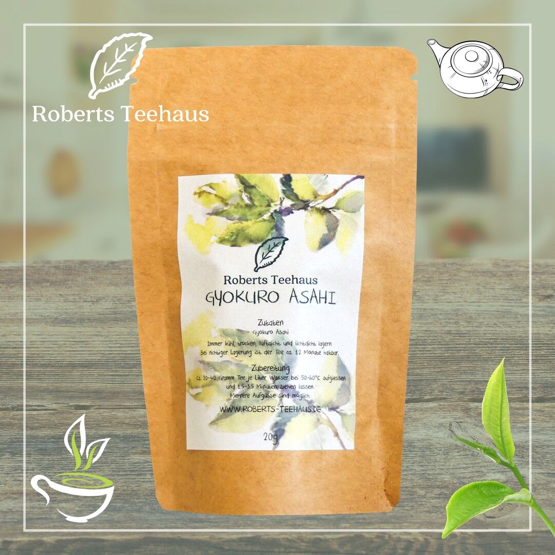 Achat Thé vert japonais Gyokuro Asahi 20 grammes en gros