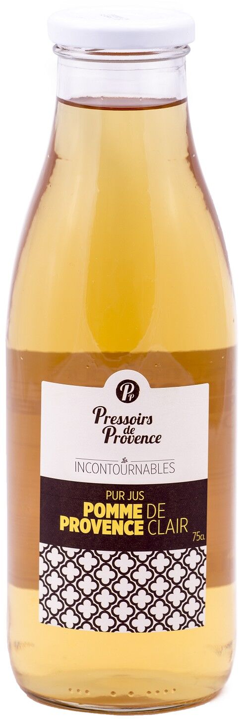 Achat Pur jus de Pomme de Provence Clair - 75cl en gros
