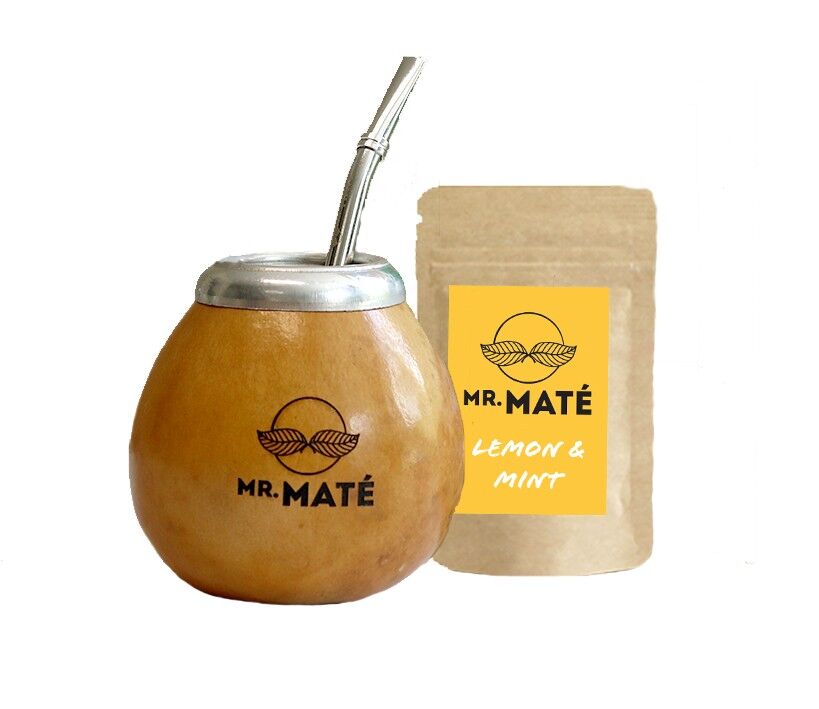 Buy wholesale Yerba mate tea set small - original/fresh lemon/guaraná ...