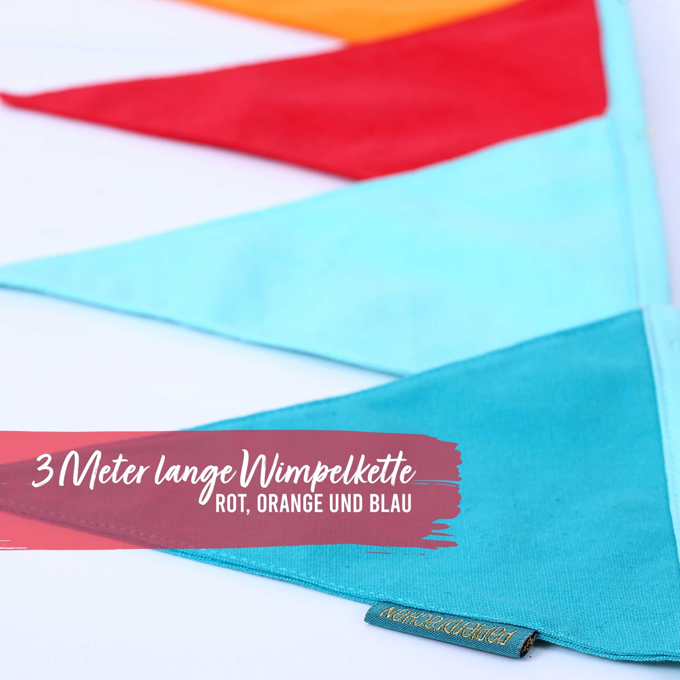 Achat Chaîne fanion comme décoration de chambre d'enfant | Fanion de 3m ...