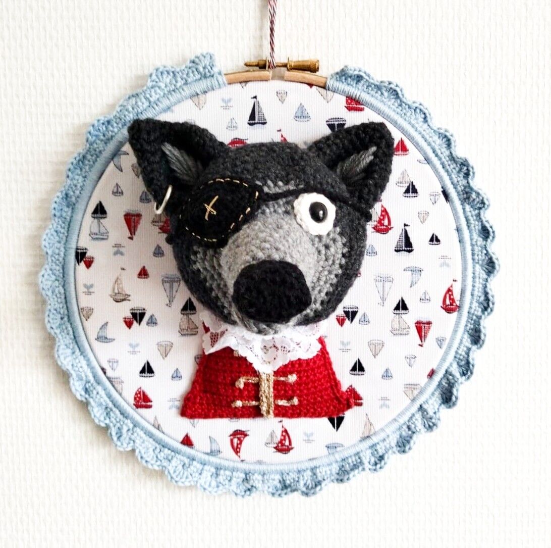 Achat Trophée Monsieur Loup Pirate. en gros