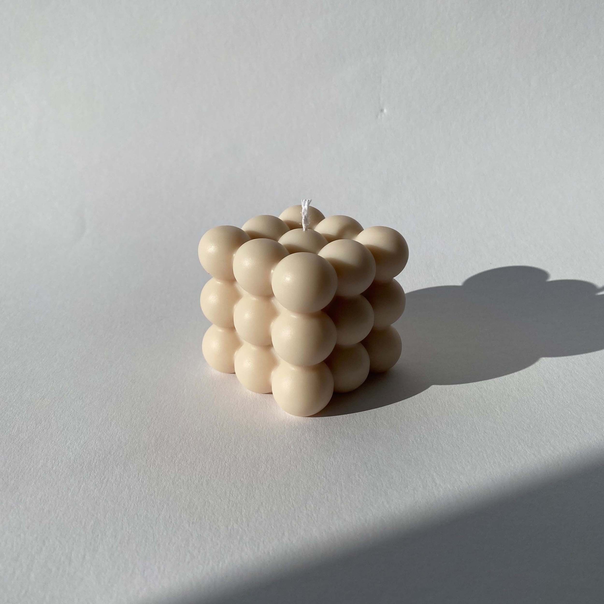 Buy wholesale Bubble Candle MR. MATRIX - beige without fragrance