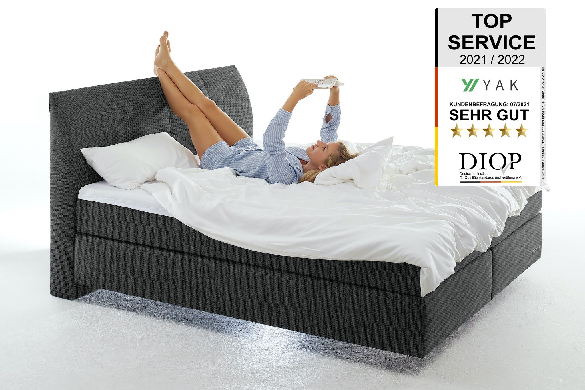 Buy wholesale YAK box spring bed (160x200 cm)