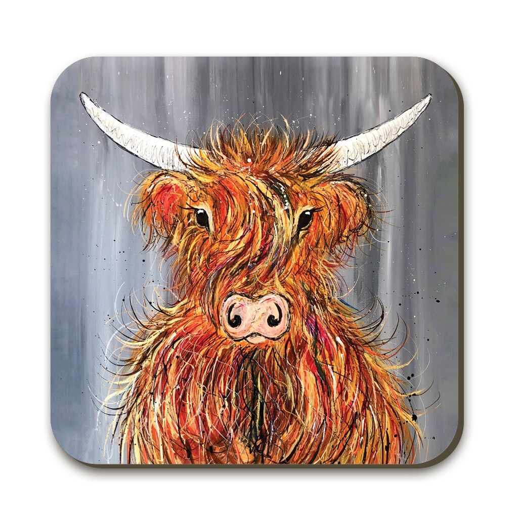 Buy wholesale Windswept Highland Cow Coaster