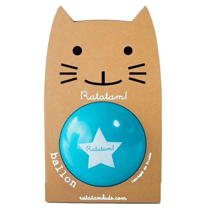Achat Ballon uni bleu 15 cm en gros