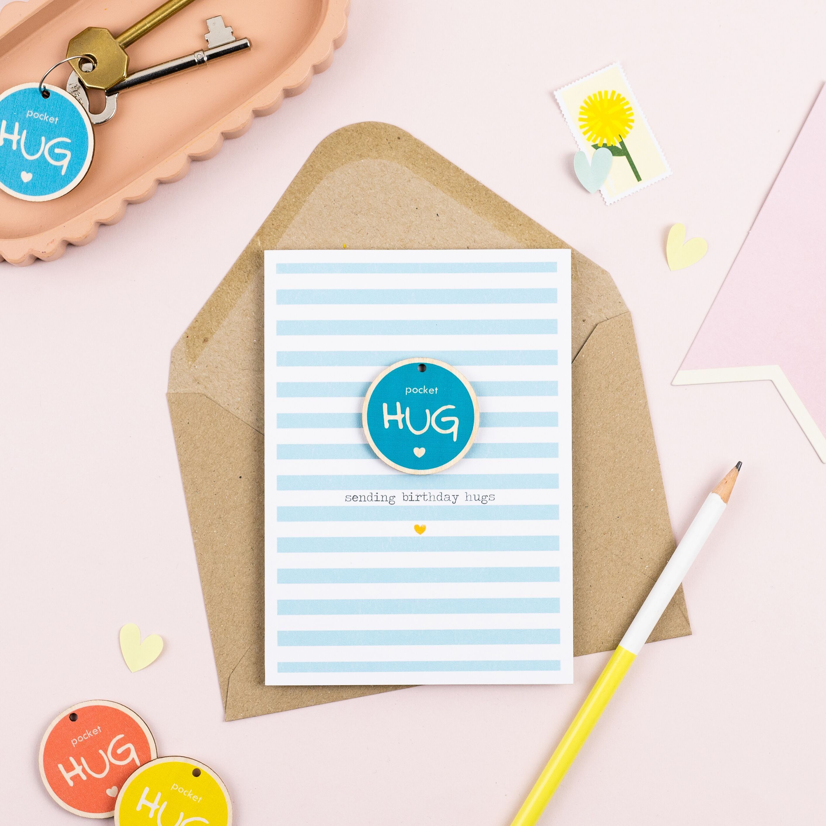 Buy wholesale Birthday Card, Hug Token