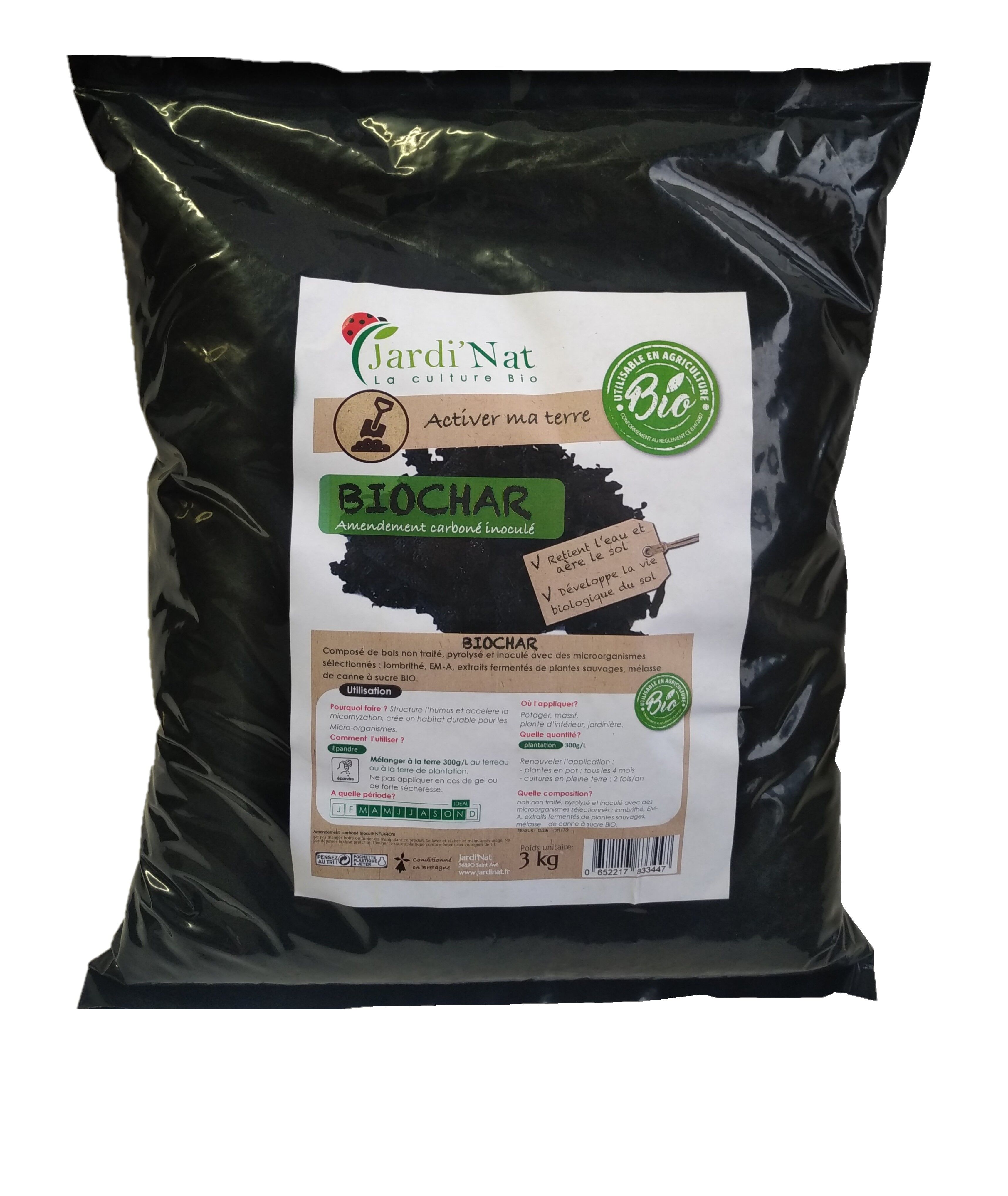 Buy wholesale Biochar Jardi'Nat 3kg