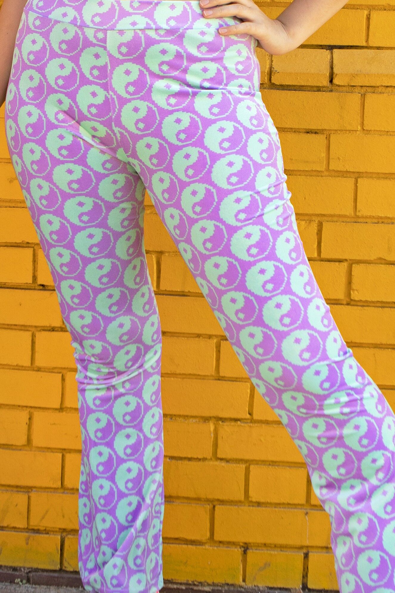 Buy wholesale Pastel yin yang velvet flares