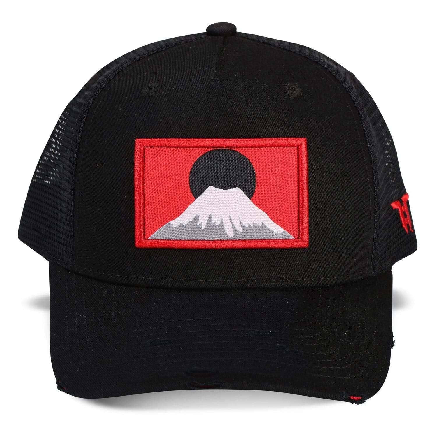 Kaufen Sie Tokyo Time Mount Fuji Cap - Schwarz/Rot zu Großhandelspreisen