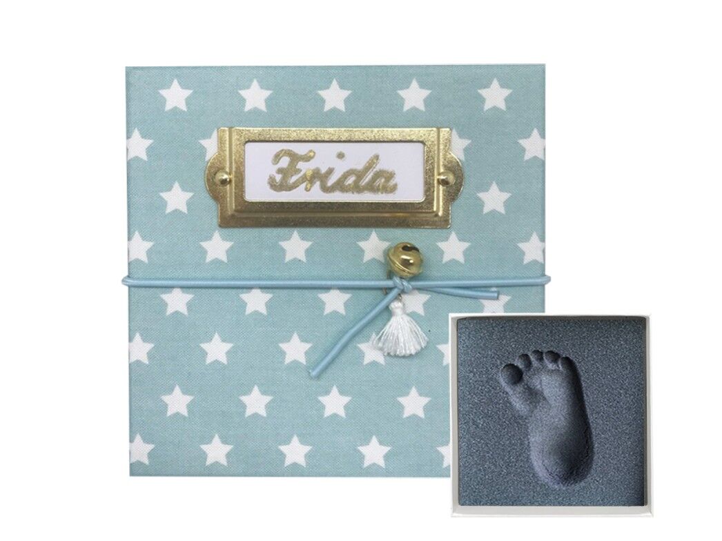 Buy wholesale My Magic Footprint Baby Footprint Set Mint Stars