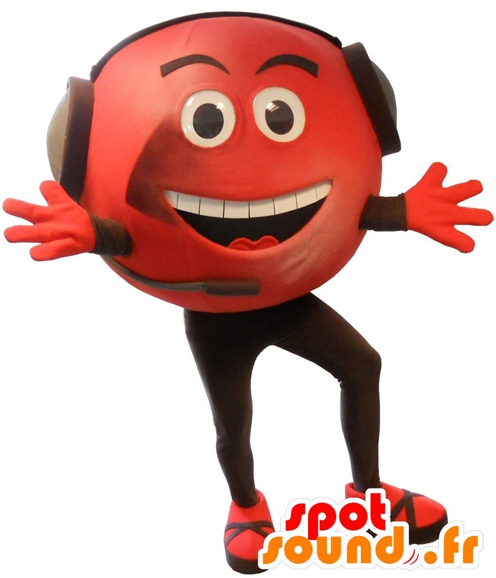 Buy wholesale Costume de mascotte personnalisable de grosse tête rouge ...