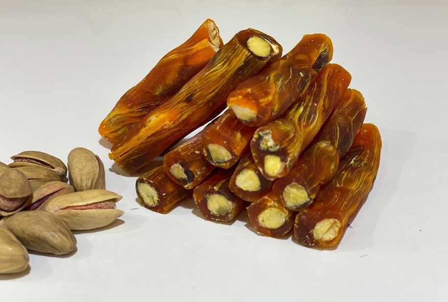 Buy wholesale Pistachio Mango Finger Turkish Delight - 100 Gr