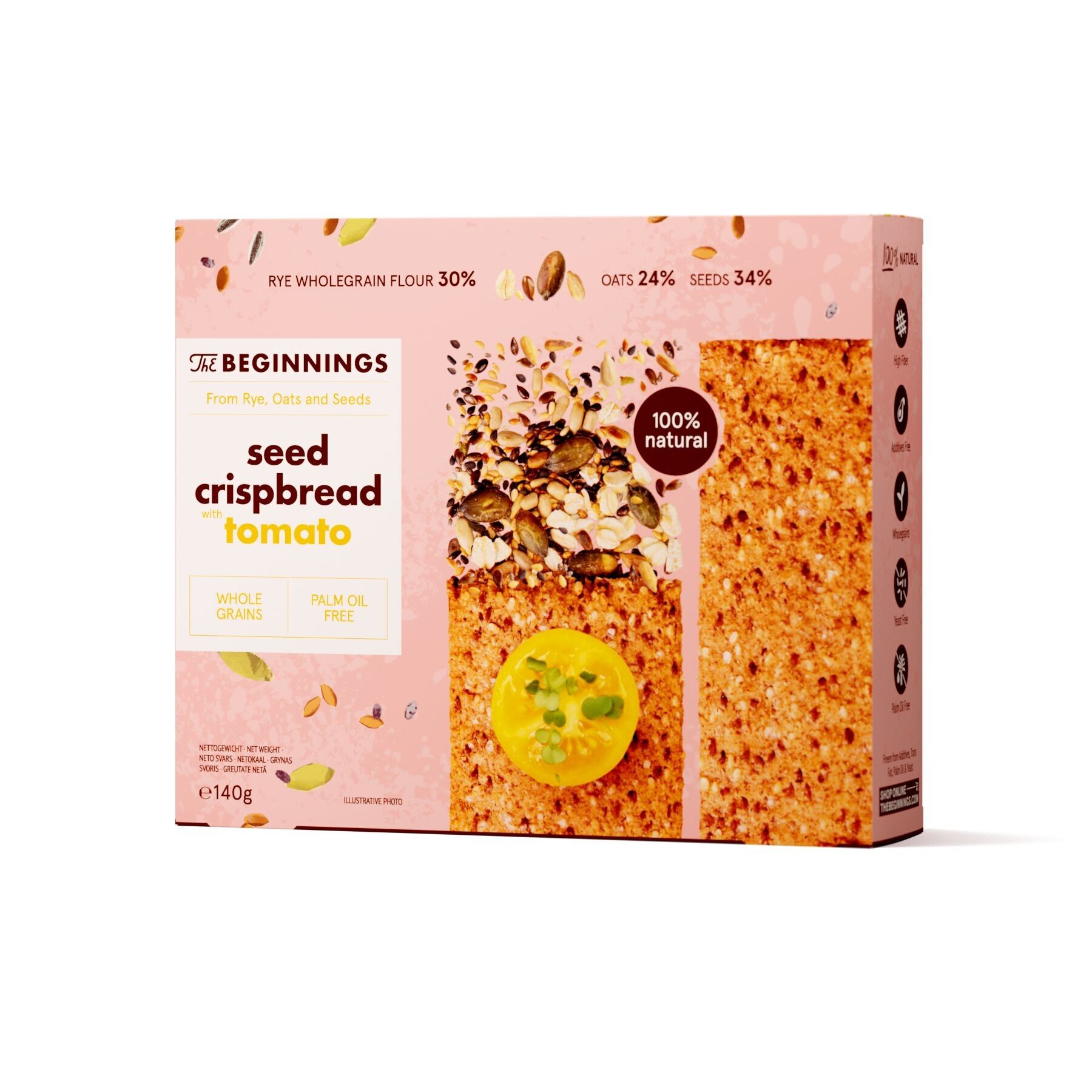 Buy wholesale Crispbreads with tomato 140 g