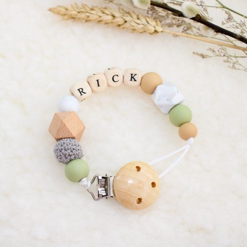 Buy wholesale Pacifier Cord Marble Green