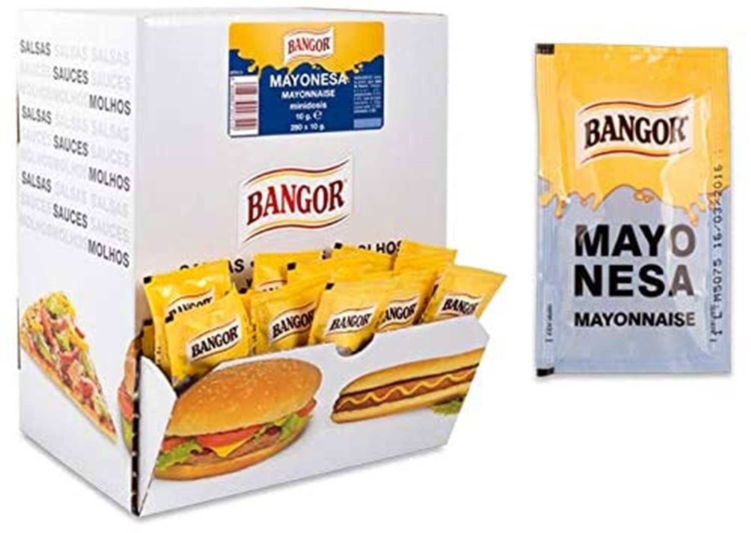 Buy wholesale PACK 2 BOXES SINGLE-DOSE MAYONNAISE 10 GR 280 UNITS per box