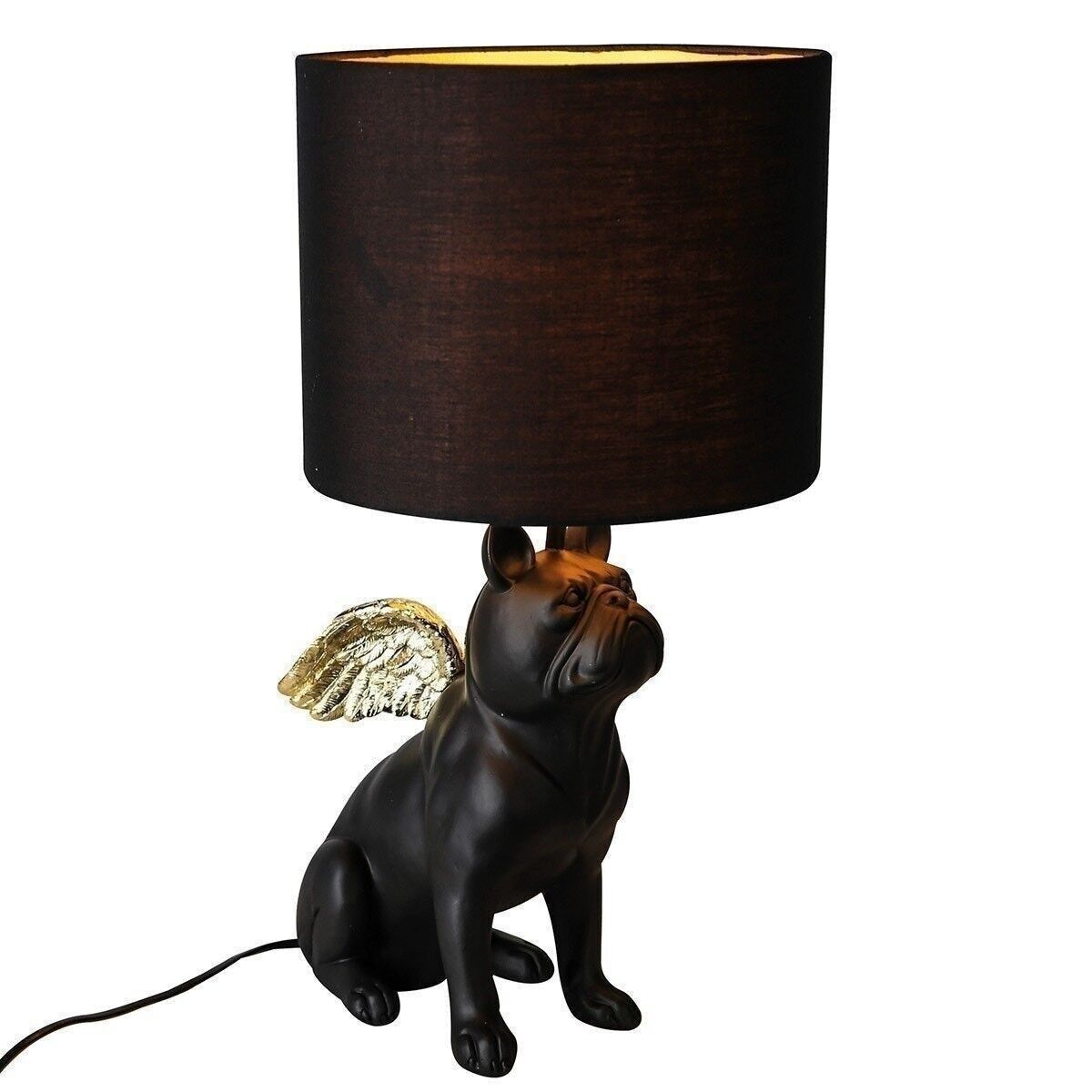 Buy wholesale Lamp "Flying Bulli" black/gold. 4596