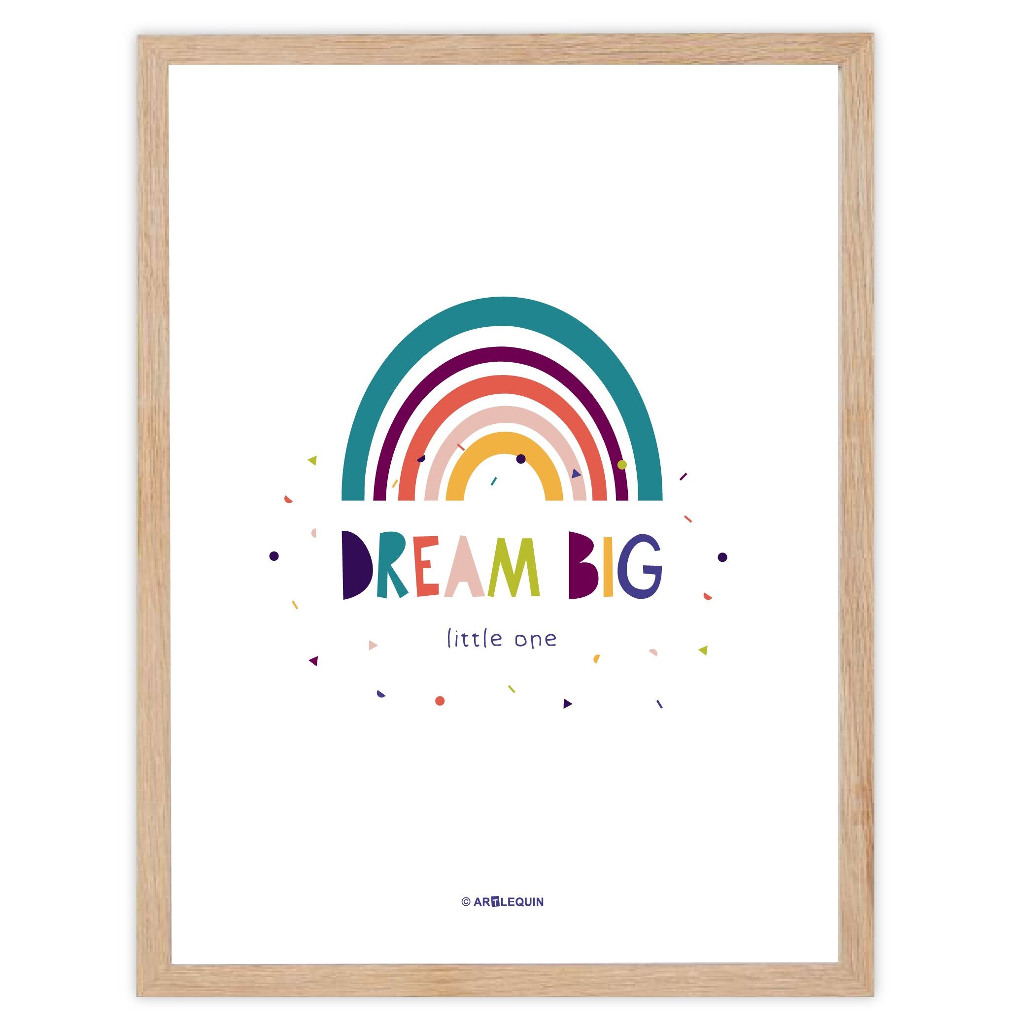 Buy wholesale "Dream big" rainbow poster
