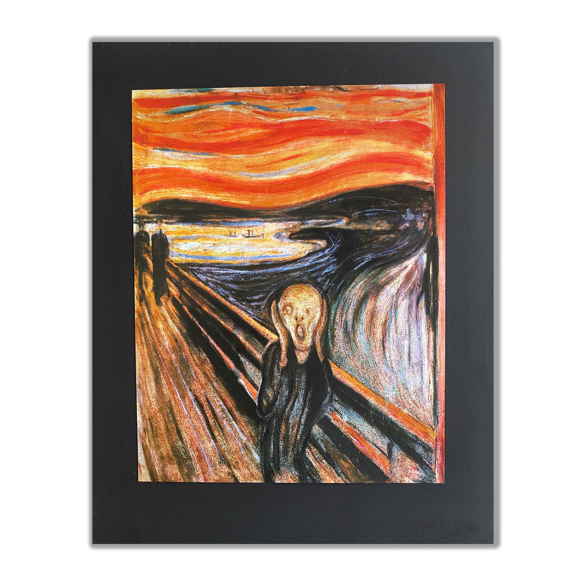 Buy wholesale Scream by Munch Metallic Art | 3D Light Effect
