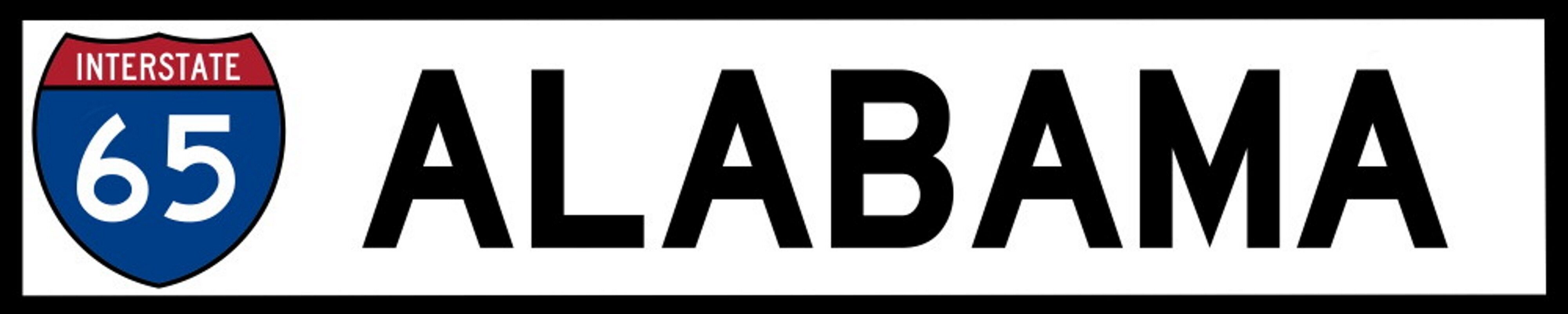 Achat Panneau Alabama - Interstate 65 en gros