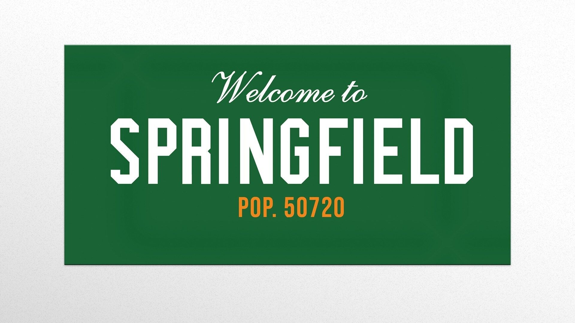 Buy wholesale Street sign: Welcome to Springfield