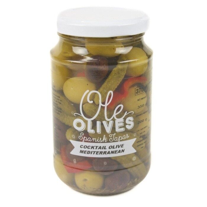 Buy wholesale Cocktail with olives and cornichons 12x370cc
