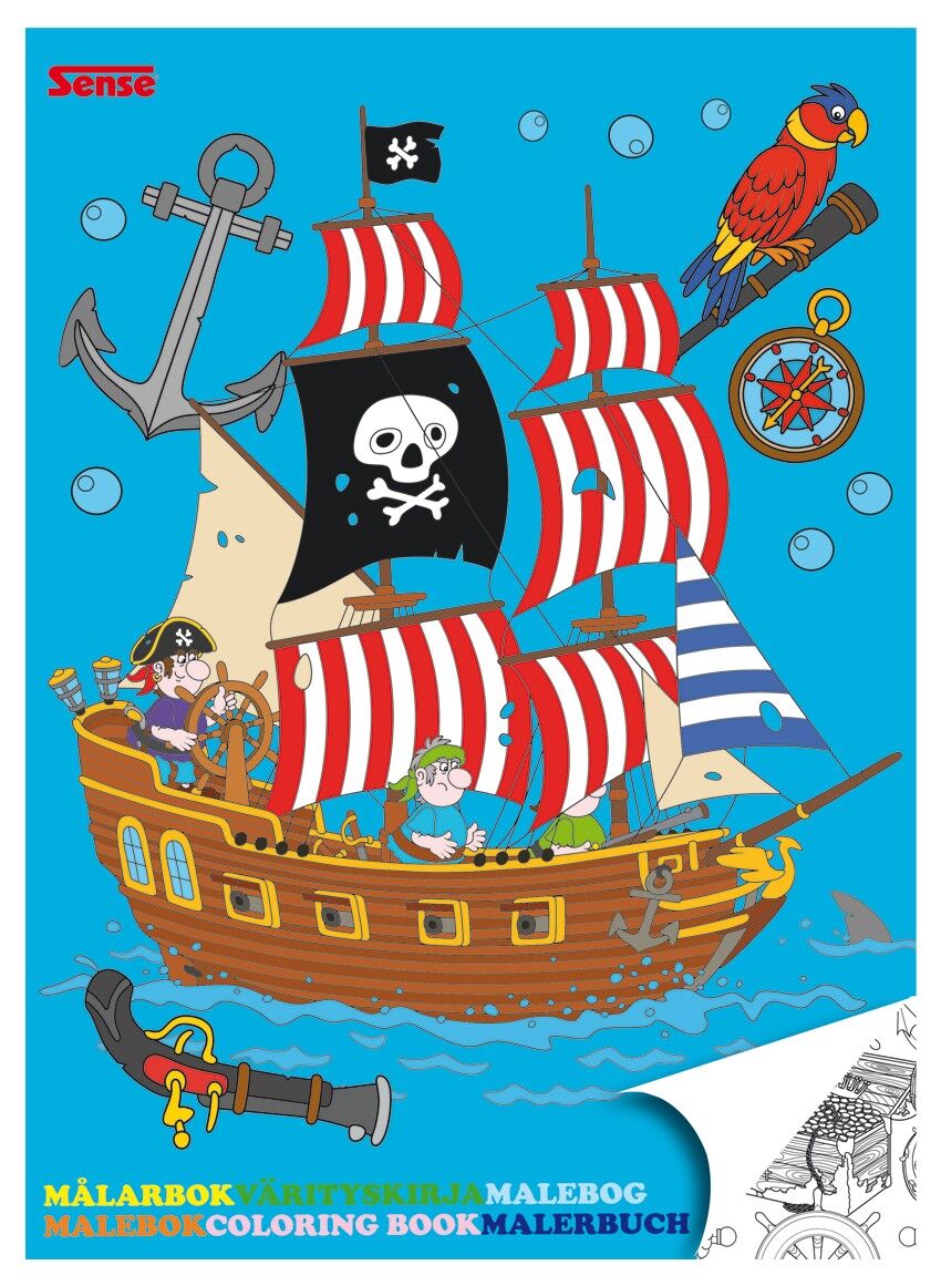 Achat LIVRE DE COLORIAGE PIRATE FSC en gros