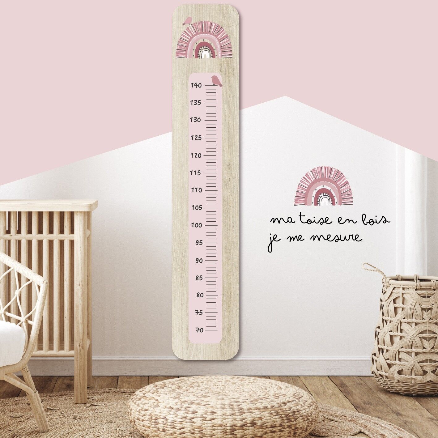 Buy wholesale PINK WOODEN HEADBOARD