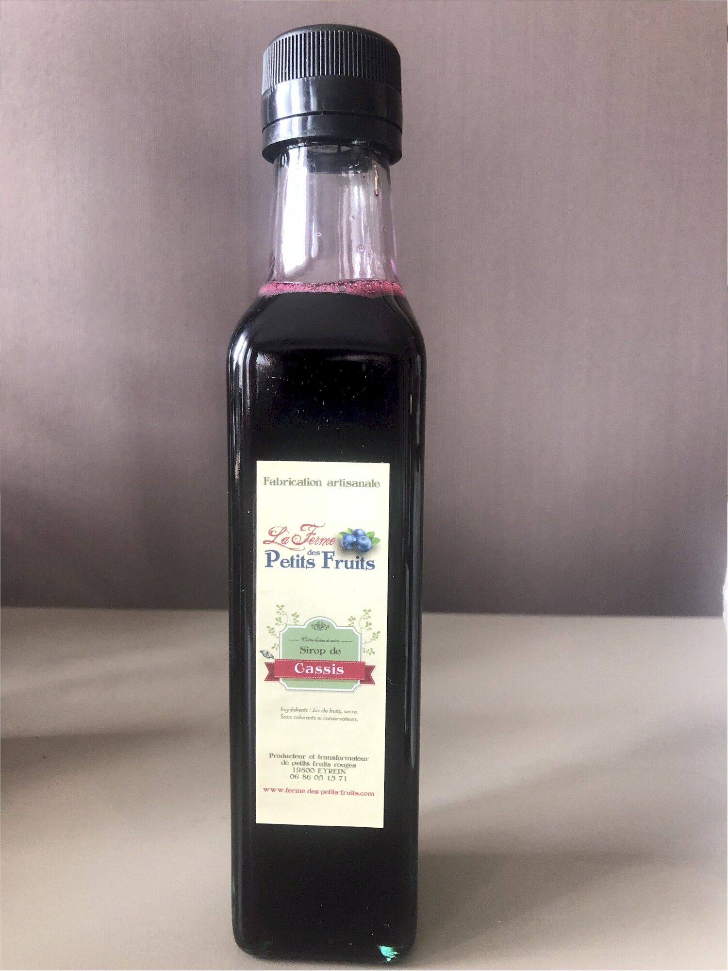 Achat Sirop de Cassis en gros