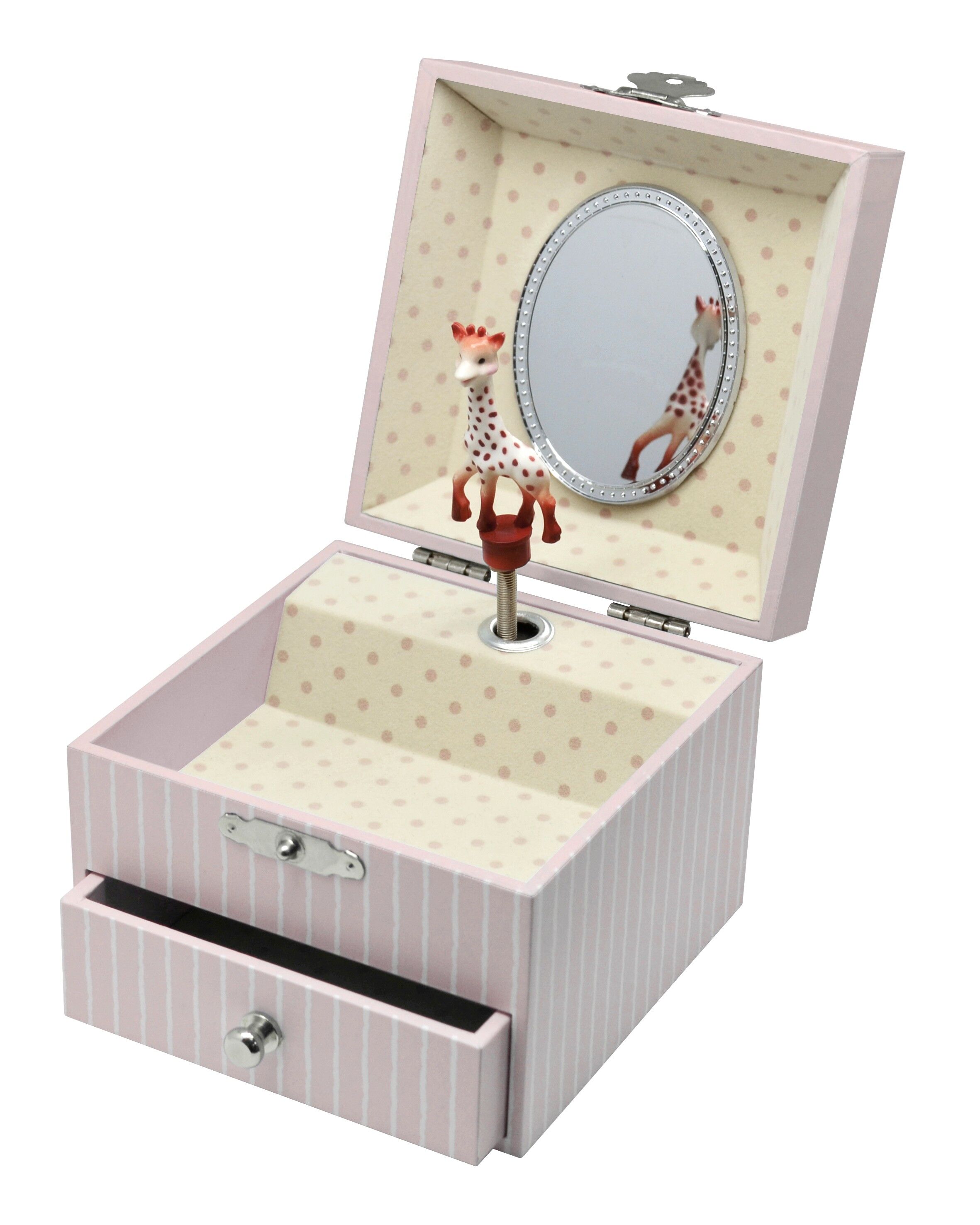 Buy wholesale Sophie the giraffe square music box - pink (glow in the dark)