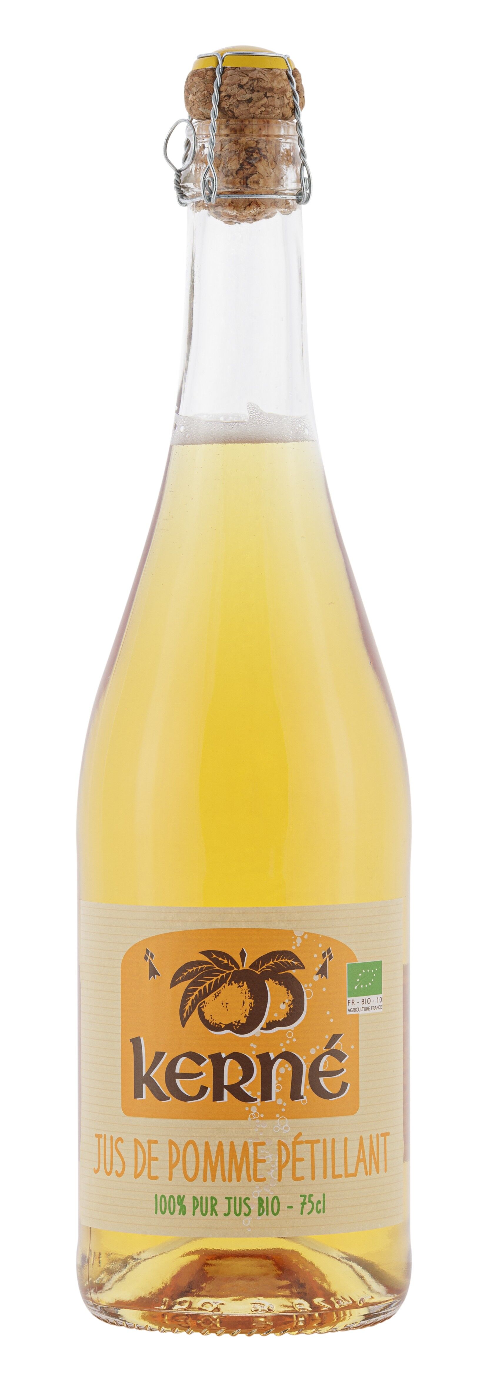 Achat Jus de pomme pétillant bio Kerne en gros