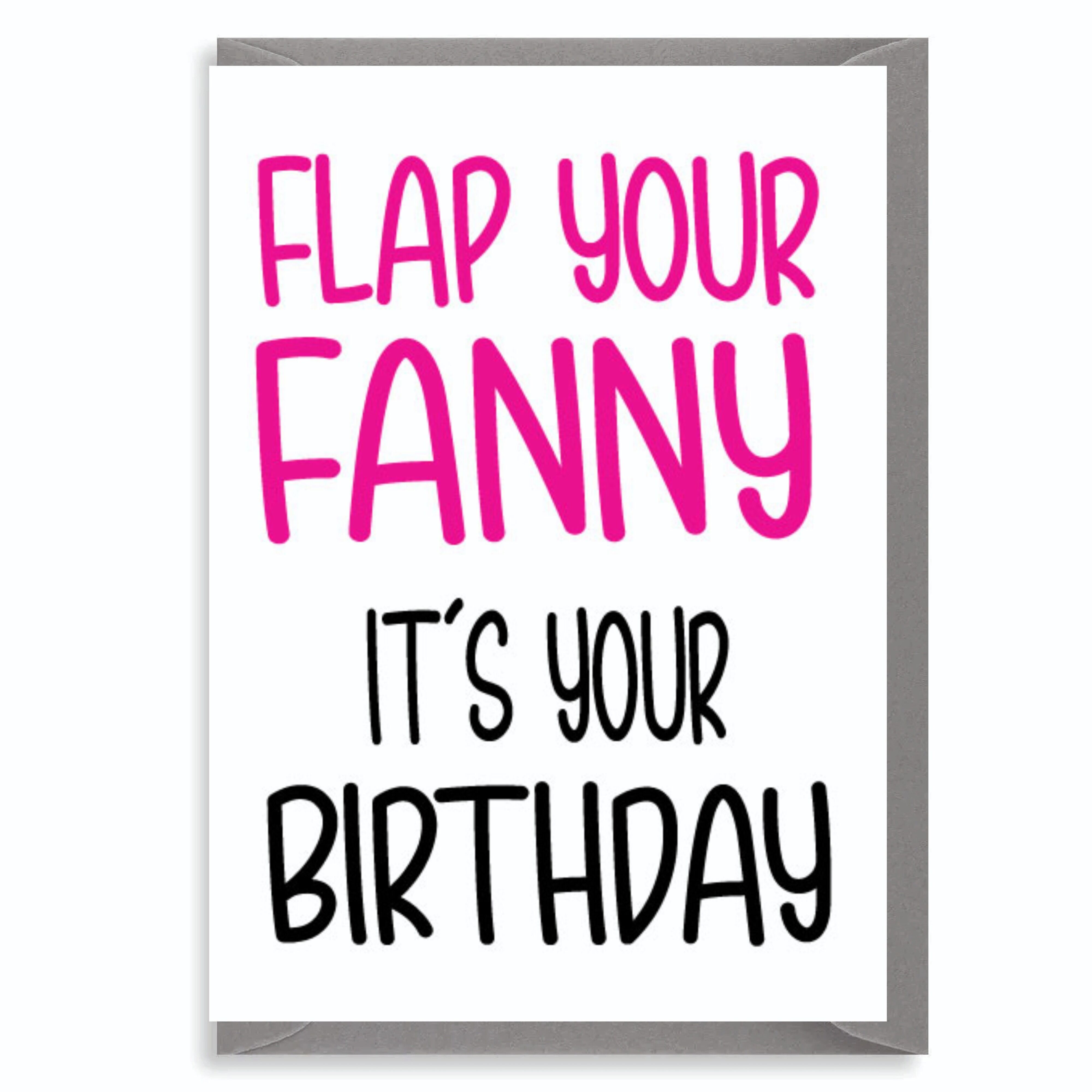 Achat 6 x Rude Cards - Flap your F*nny It's your Birthday - C106 en gros