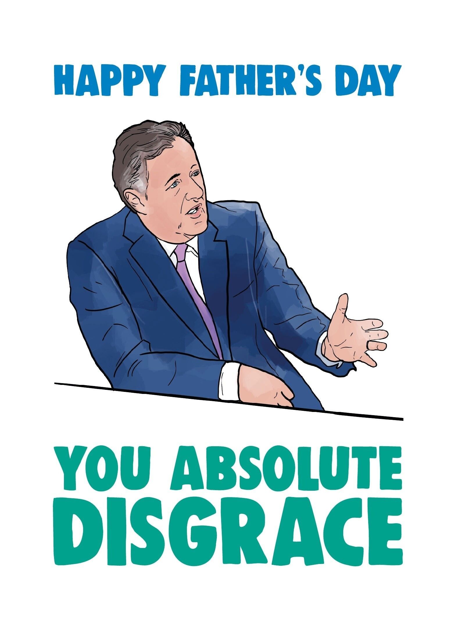 Buy wholesale 6 x Fathers Day Cards - Piers Morgan - Happy Fathers Day ...