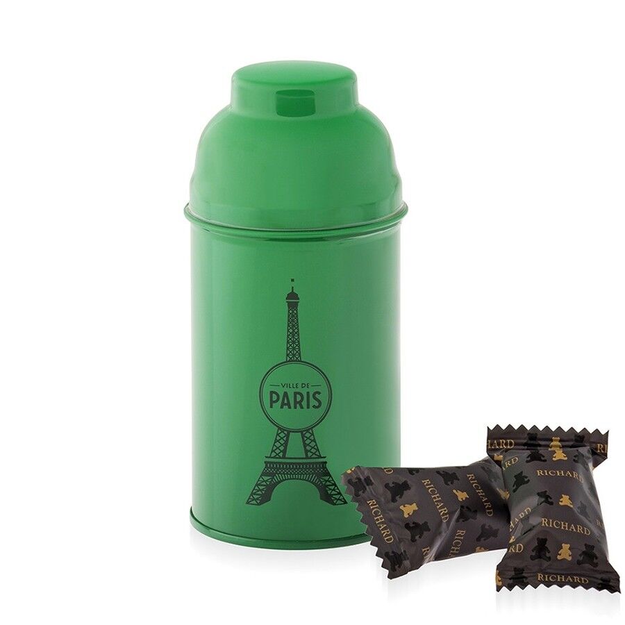 Buy wholesale Green lacquer box filled with marshmallow bears, 80 g