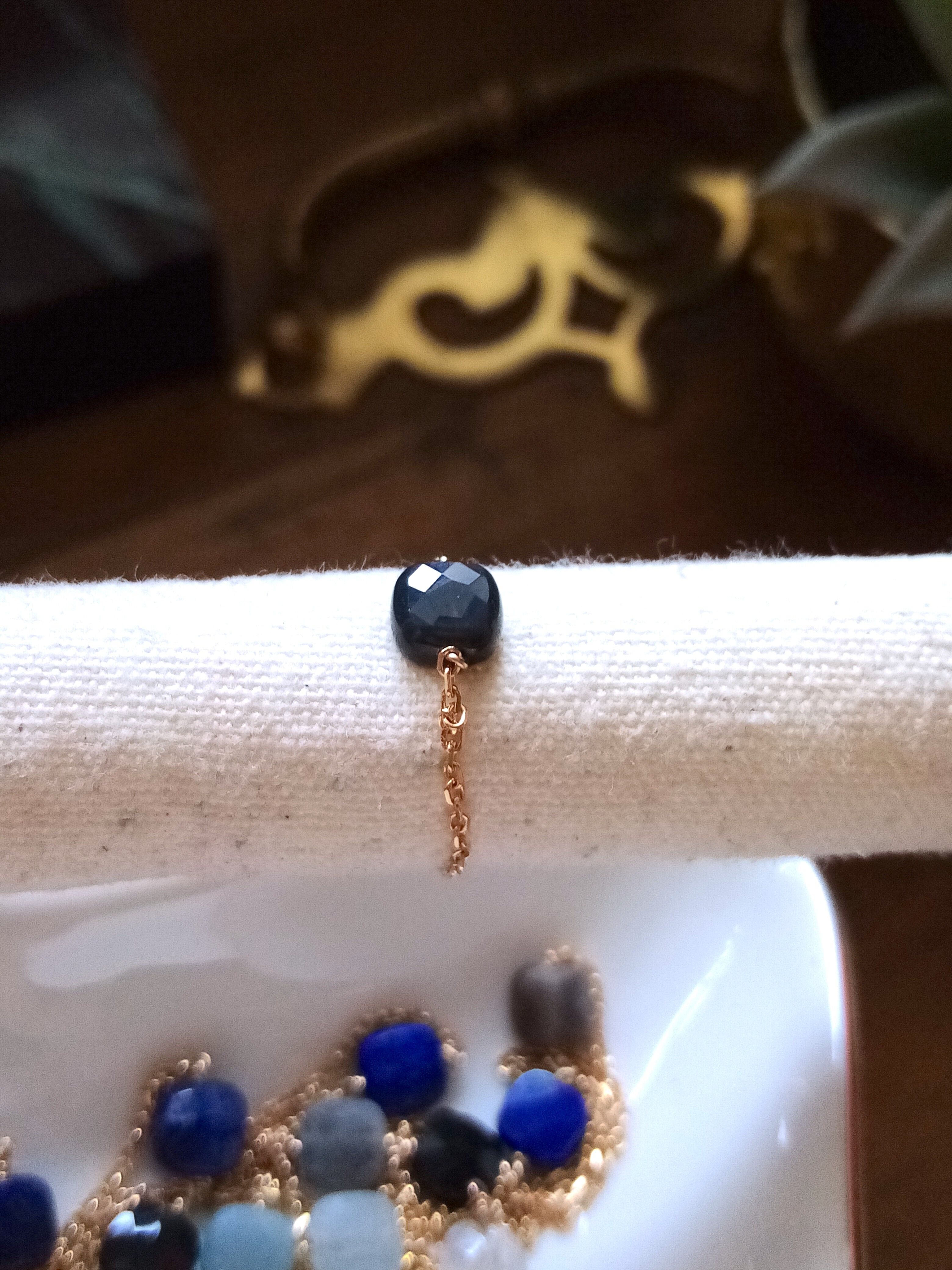 Achat 2 Bagues Chaînes Hannah Agate réglables en gros