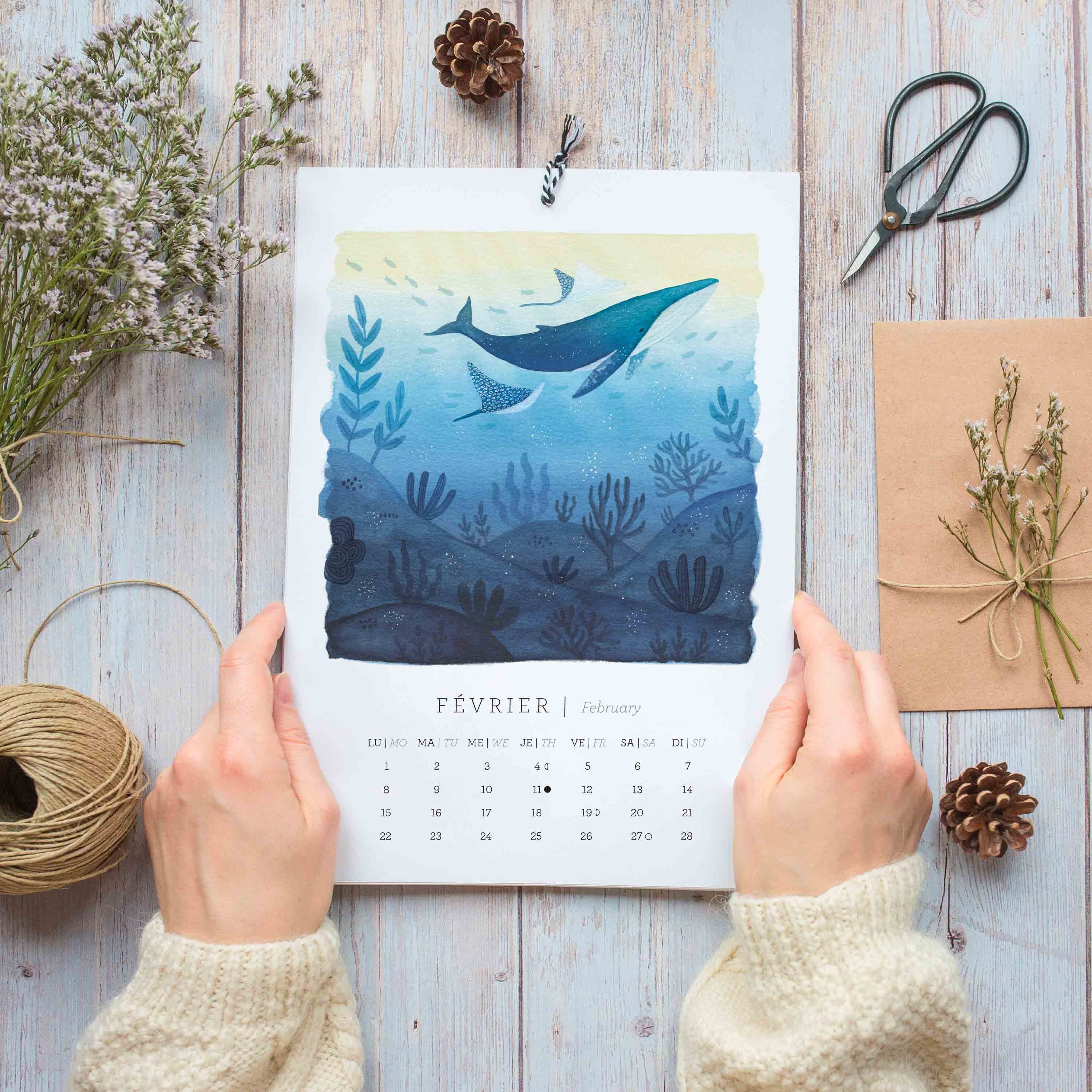 Buy wholesale Calendar 2021 A4