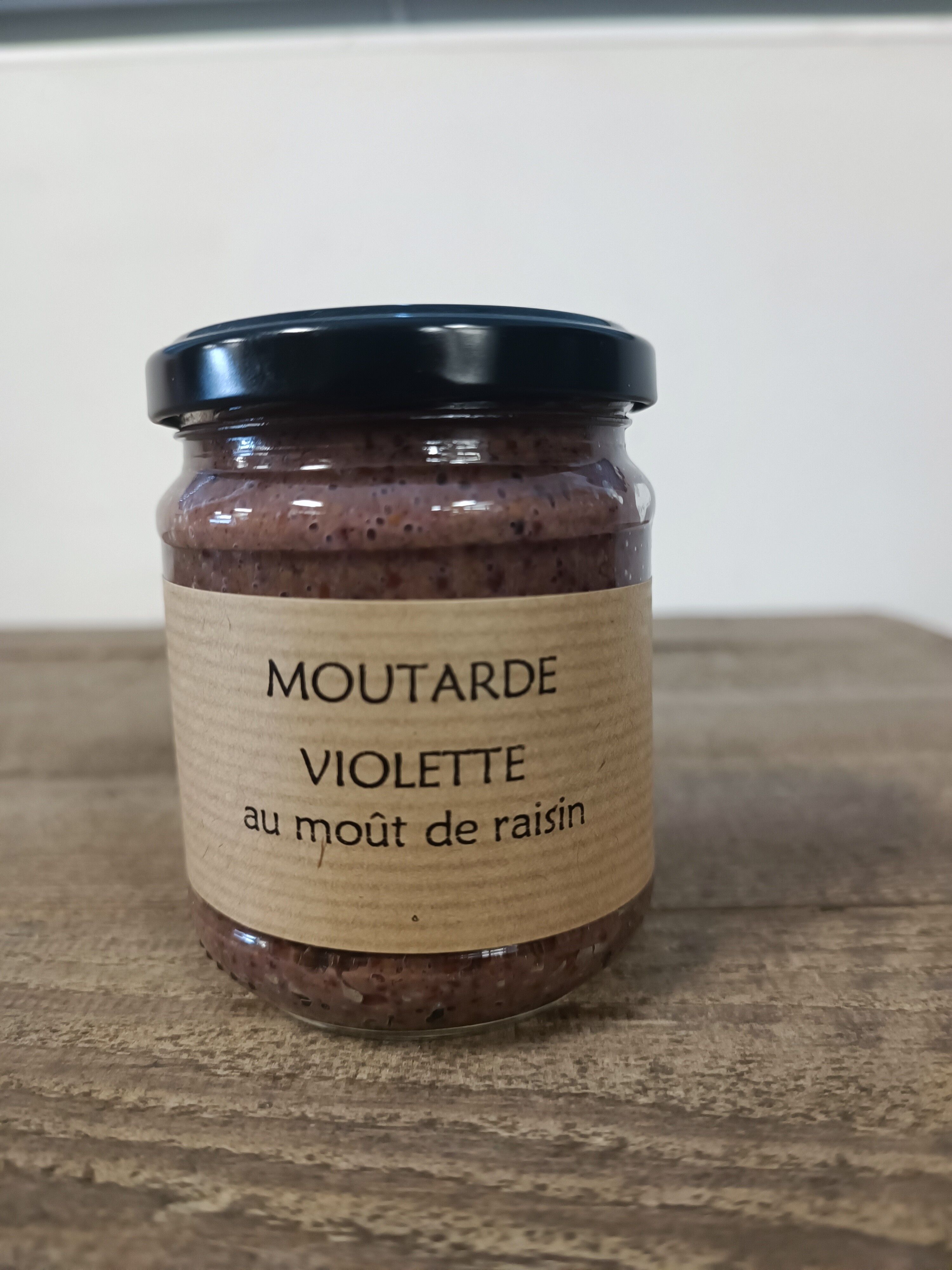 Achat Moutarde violette au moût de raisin 200g en gros