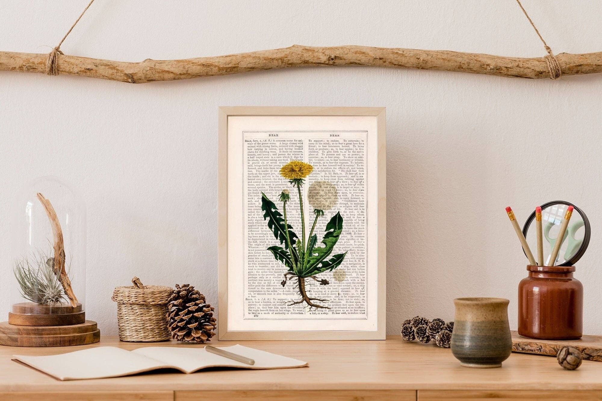 Buy wholesale Dandelion Wild Plant - Book Page S 5x7 (No Hanger)