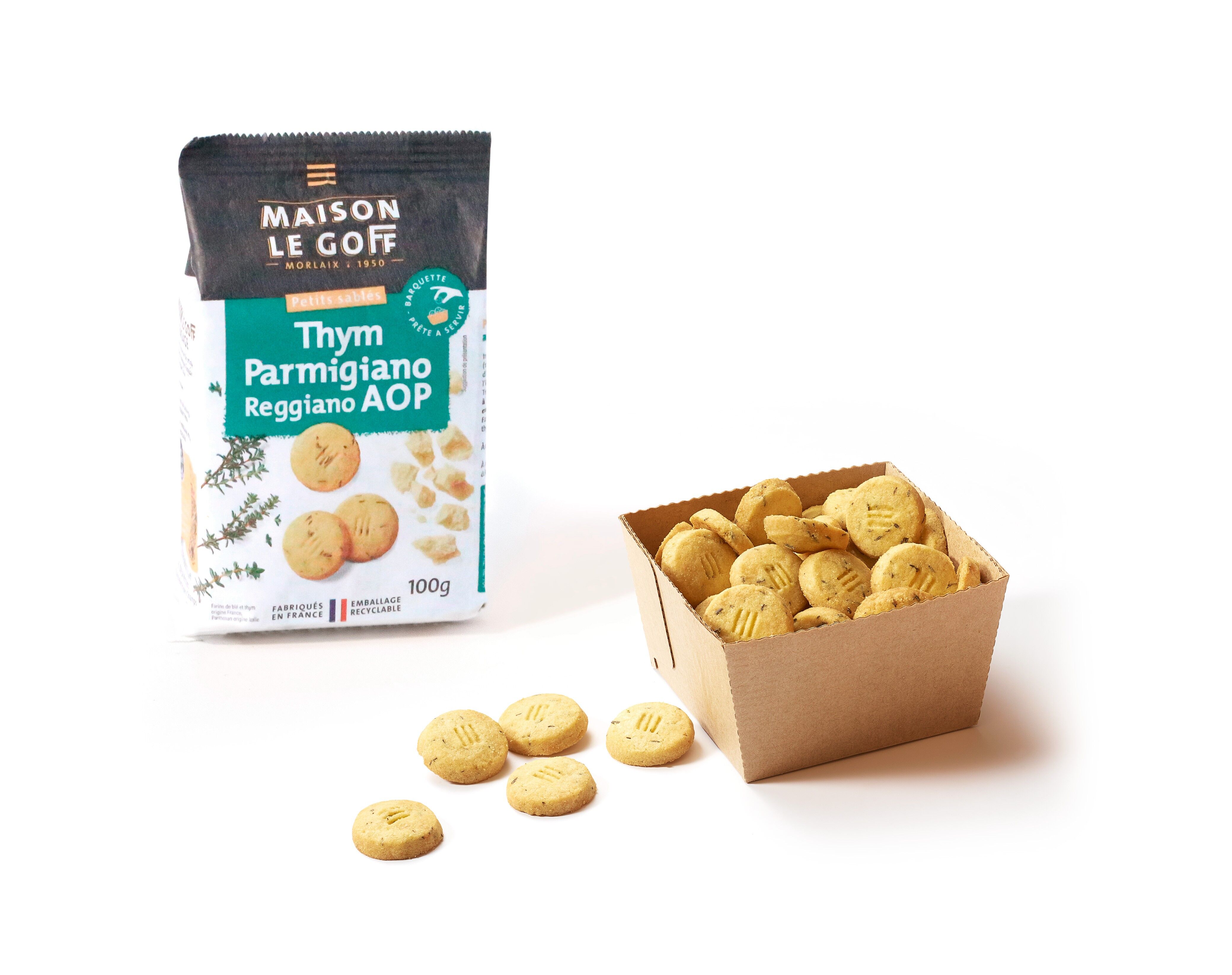 Achat Biscuits salés Thym Parmesan en gros