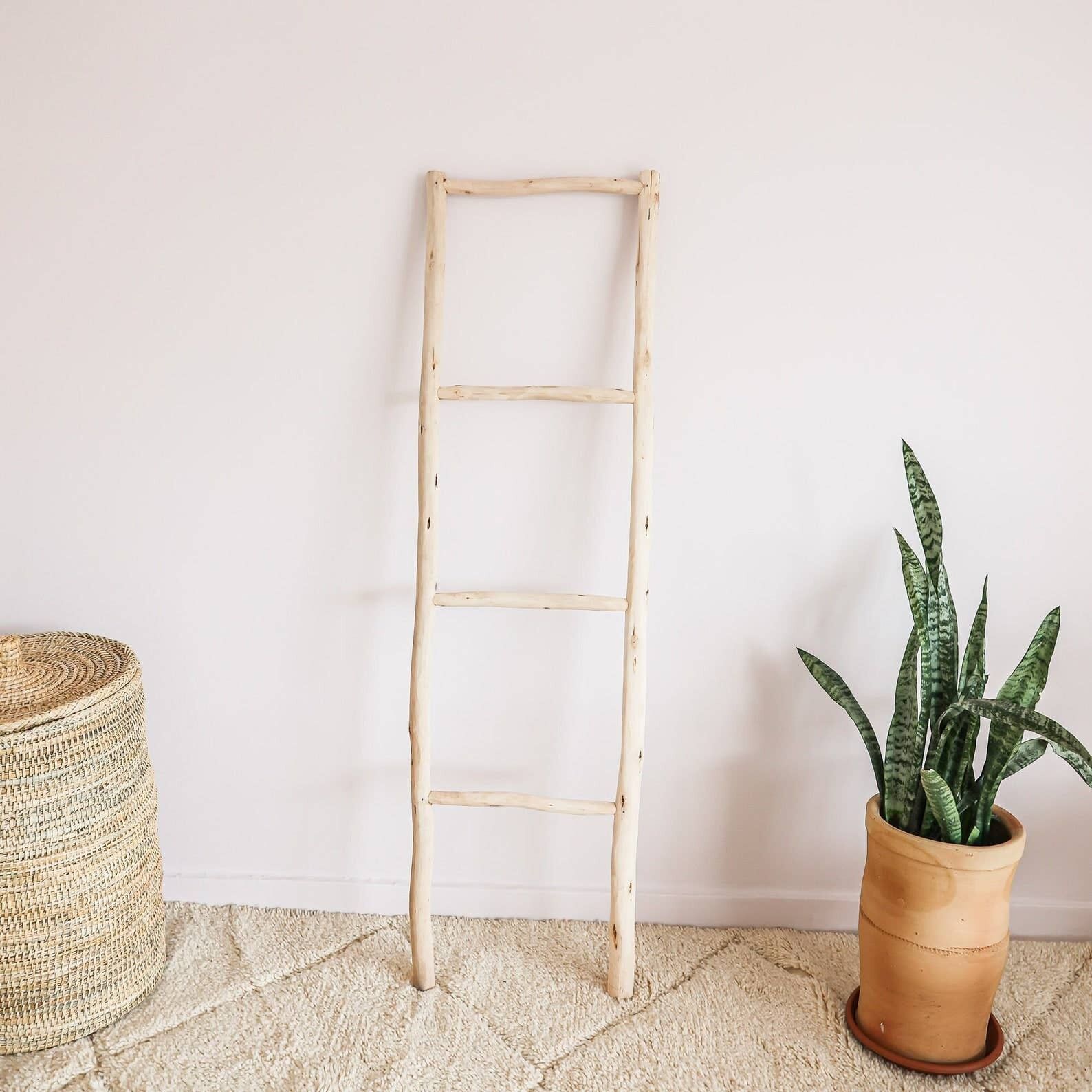Buy wholesale Decorative wooden ladder moroccan boho chic