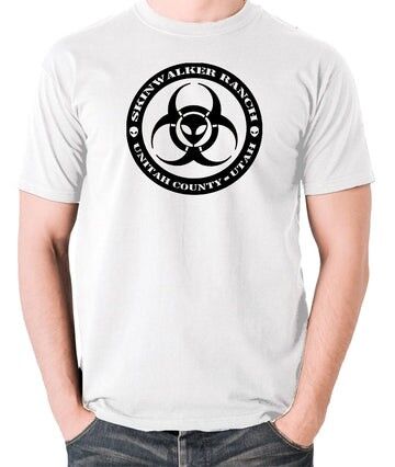 Achat T Shirt UFO - Skinwalker Ranch Round blanc en gros