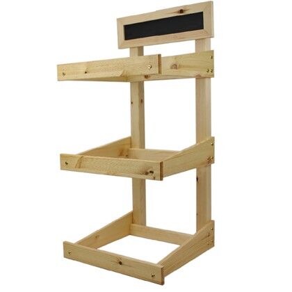 Buy wholesale Tiered Counter Display Stand with Chalkboard, (400x350x750mm)