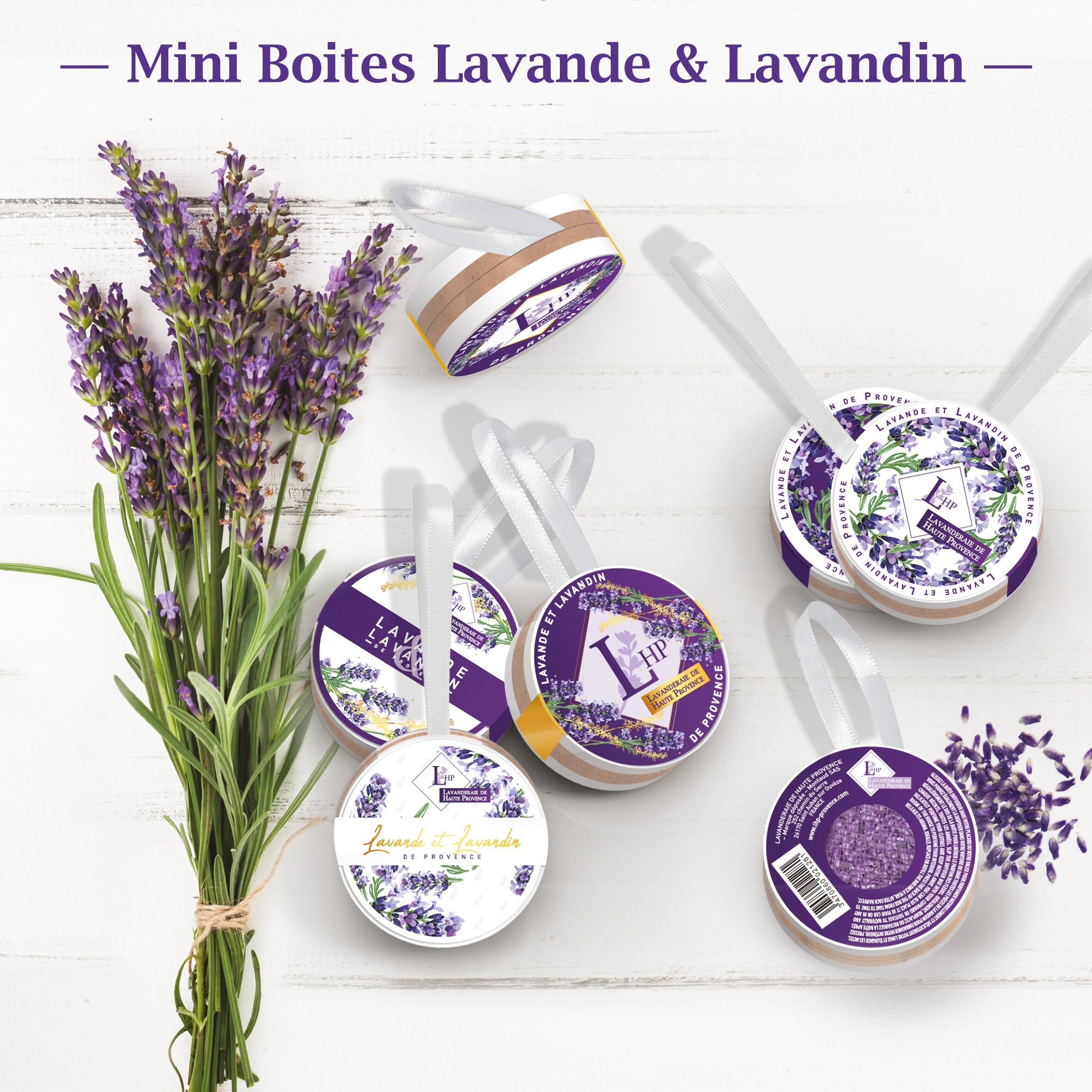 Achat Mini Boite diffuseur Lavande & Lavandin Design N°15 en gros